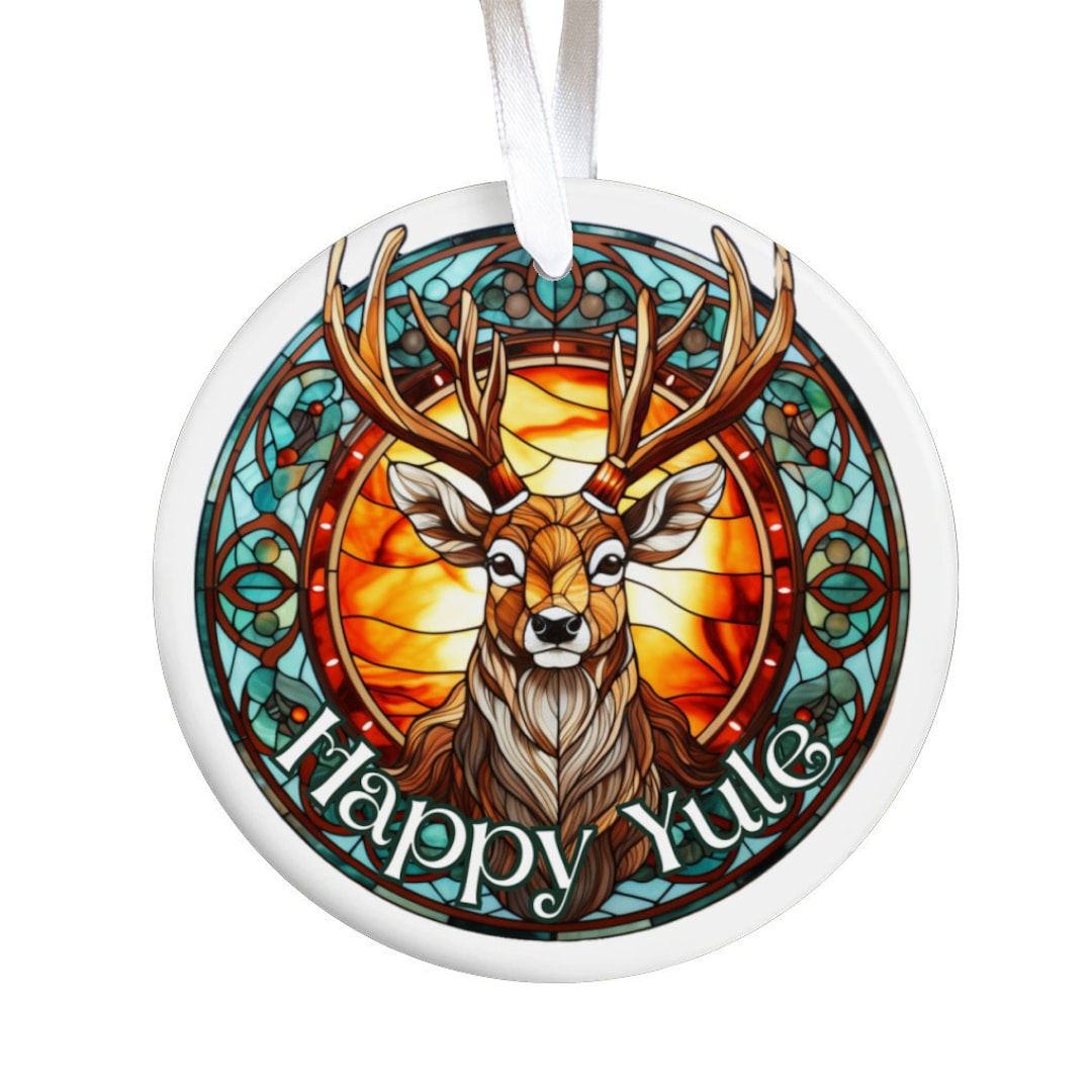 Yule Happy Yule Yuletide Wheel of the Year Holiday Circle - Etsy