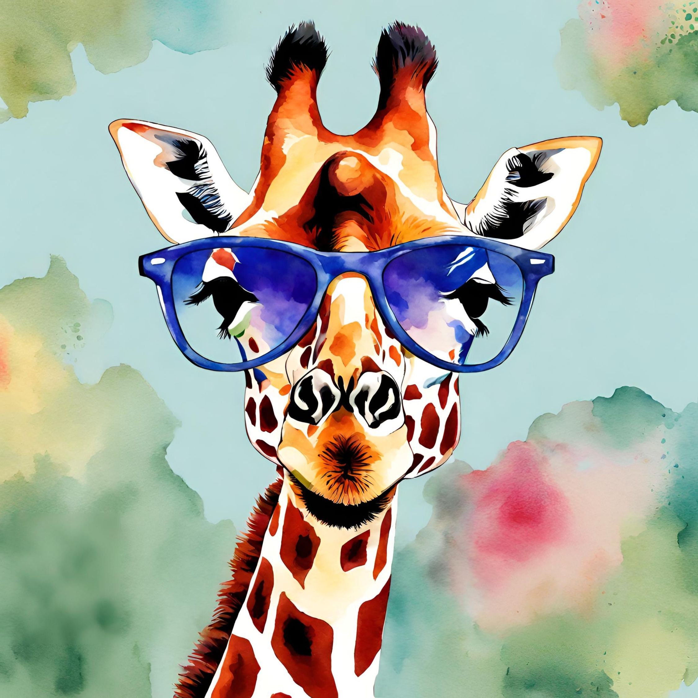 Bundle of 10 High Quality Giraffe Prints, JPG File, Digital, Giraffe ...