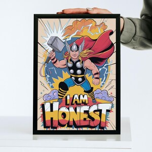 Set of 6 Superhero Wall Art With Affirmations, Nursery Prints, Boys ...