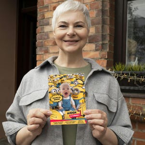 Minions Birthday Invitation, Minions Invitation, Birthday Party ...