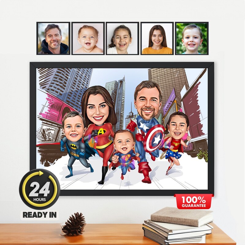 Superhero Poster - Etsy