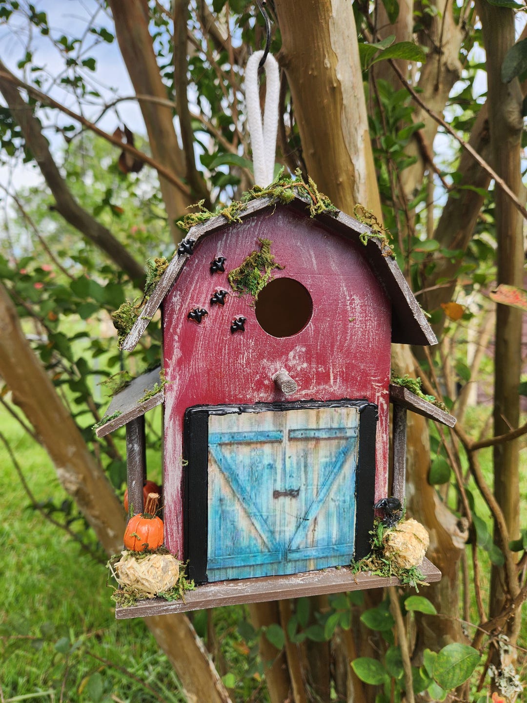 Birdhouse Fall Barn - Etsy