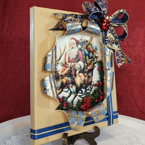 Busted Canvas Art, Santa on Sleigh 8x10 Frame - Etsy