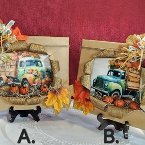 Busted Canvas Art, Fall Harvest Trucks 8x10 Frames - Etsy