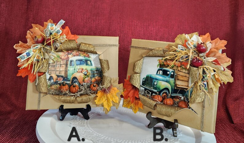Busted Canvas Art, Fall Harvest Trucks 8x10 Frames - Etsy