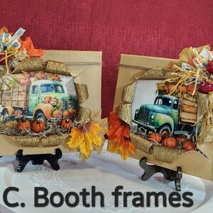 Busted Canvas Art, Fall Harvest Trucks 8x10 Frames - Etsy