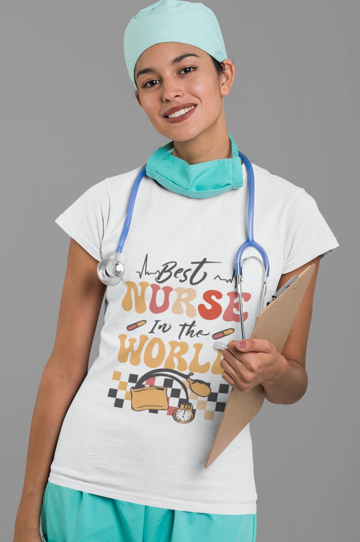 5 PNG Best Nurse of the World Retro Png Bundle Cute Fall Vibes ...
