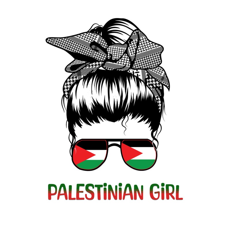 Palestinian Girl PNG Svg Free Palestine PNG SVG Flag Palestine Gaza ...