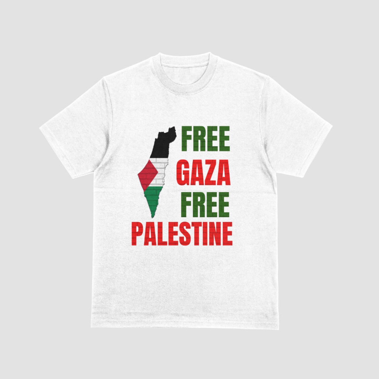 Free Gaza Free Palestine PNG Map Palestine Gaza Design Digital Download ...
