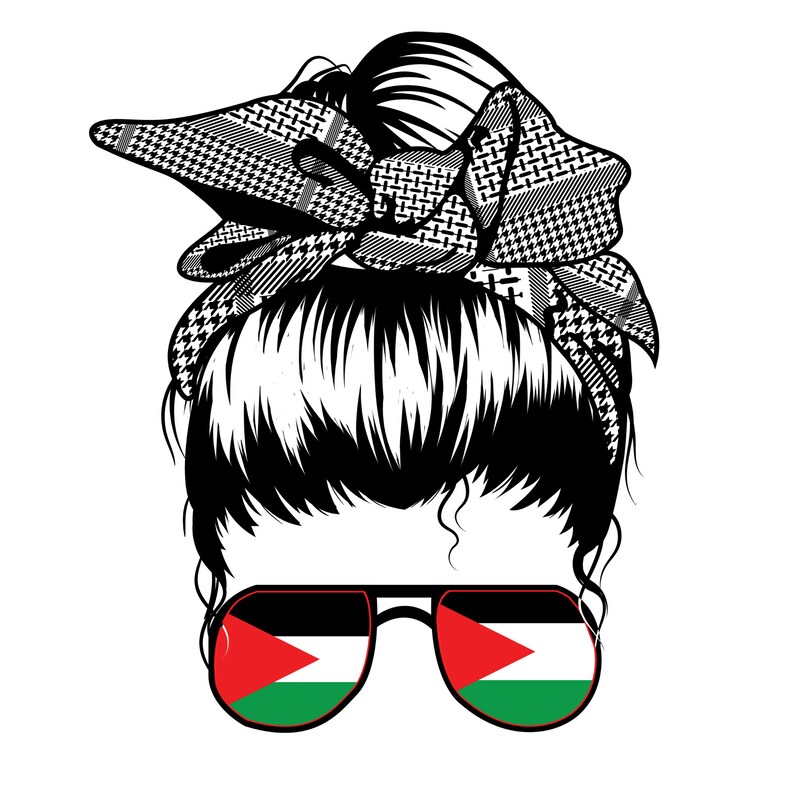 Palestinian Girl PNG Svg Free Palestine PNG SVG Flag Palestine Gaza ...