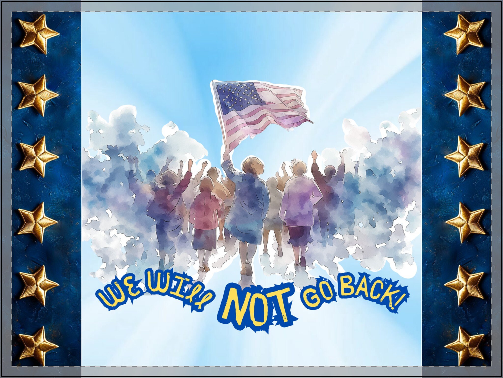 We Will NOT Go Back! Yard Signs - Etsy