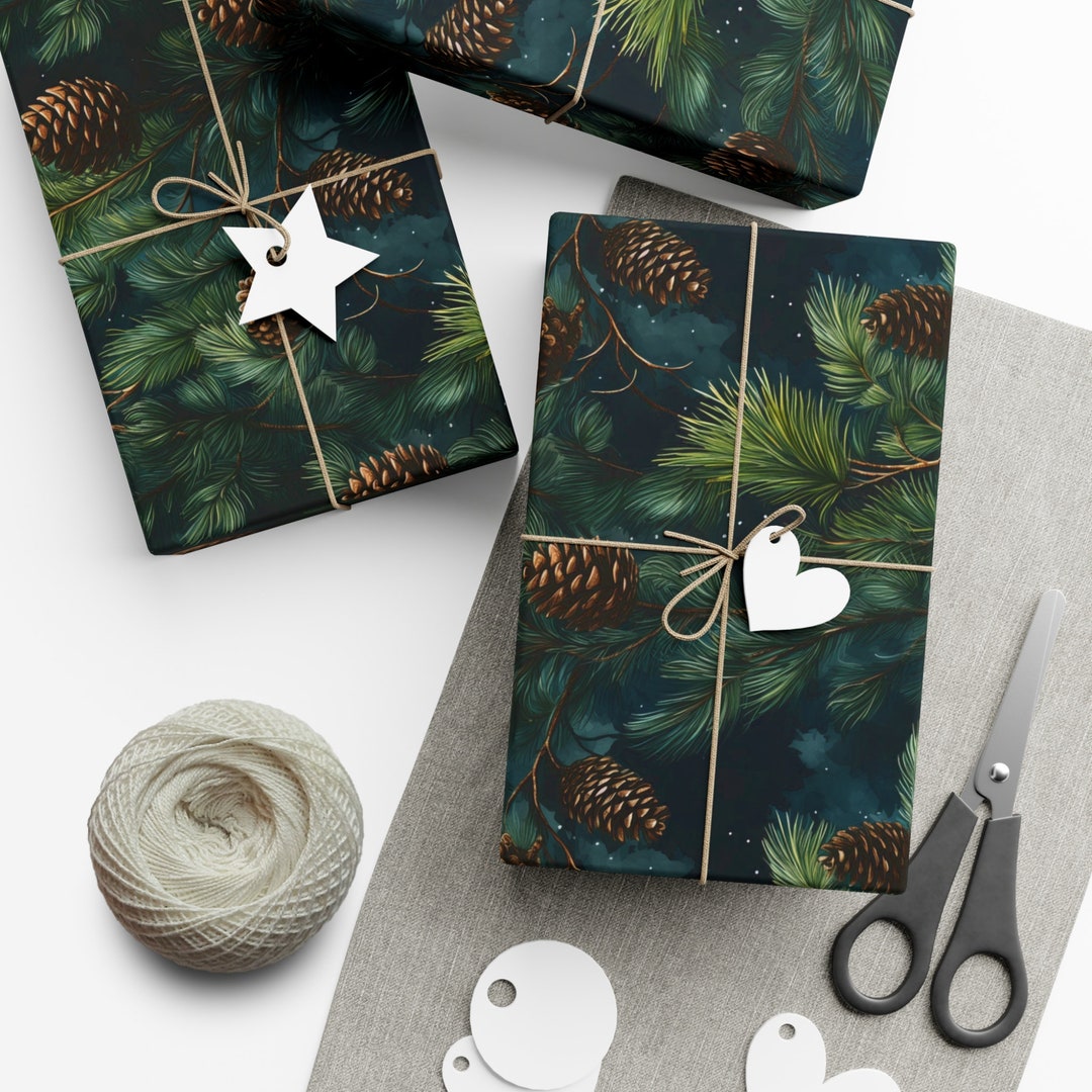DND Inspired Forest Gift Wrap Papers - Etsy