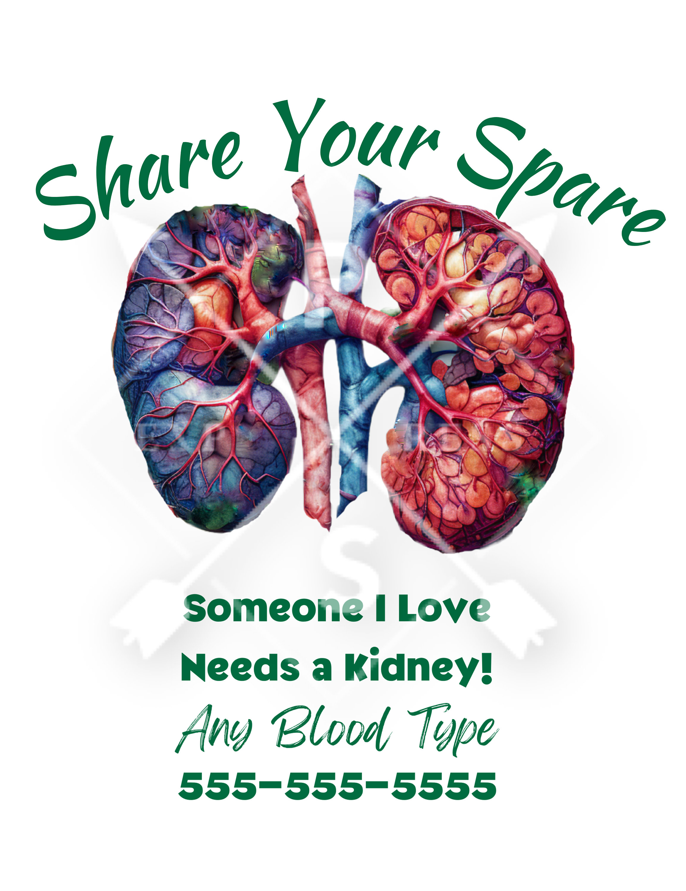 Someone I Love Needs a Kidney Donor Digital Clip Art - Etsy