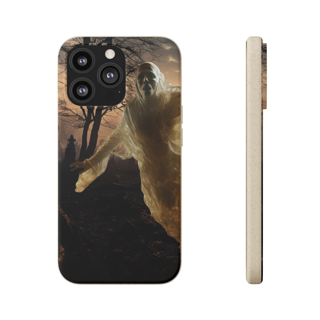 Ghost in a Graveyard Biodegradable Phone Cases for iPhone an Samsung ...