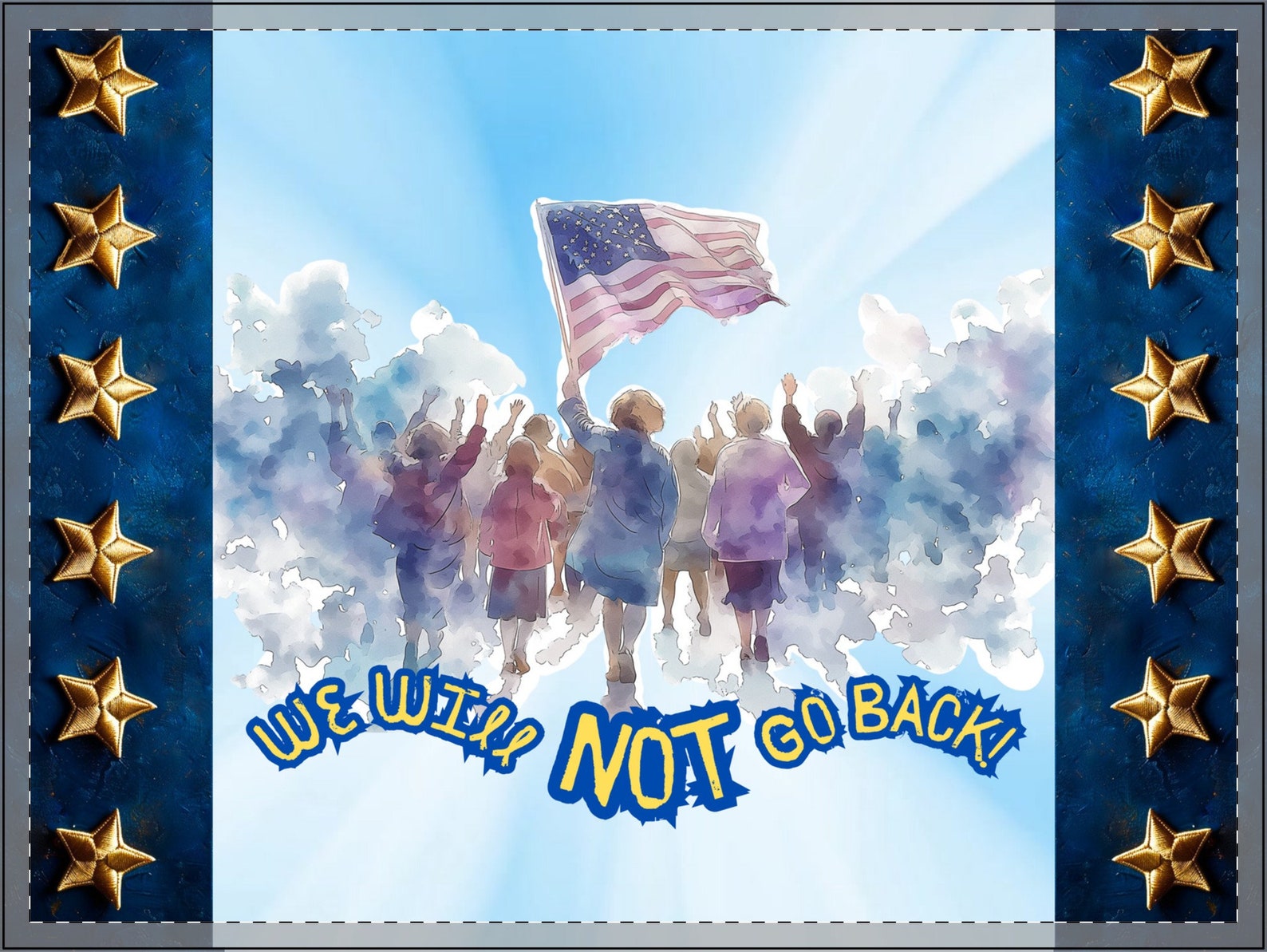 We Will NOT Go Back! Yard Signs - Etsy