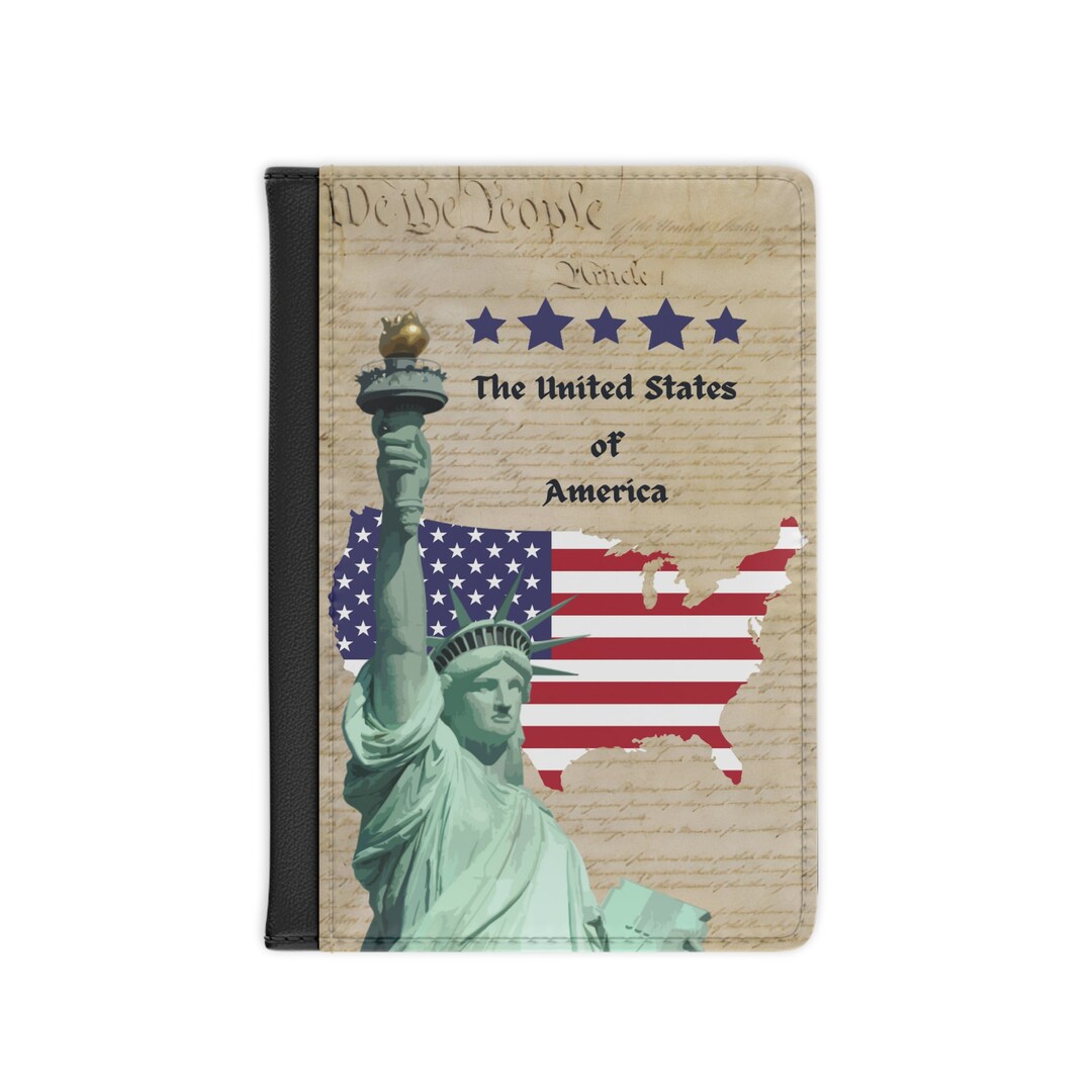 Lady Liberty Passport Cover - Etsy