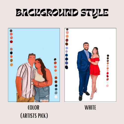 Custom Digital Portraits digital File - Etsy