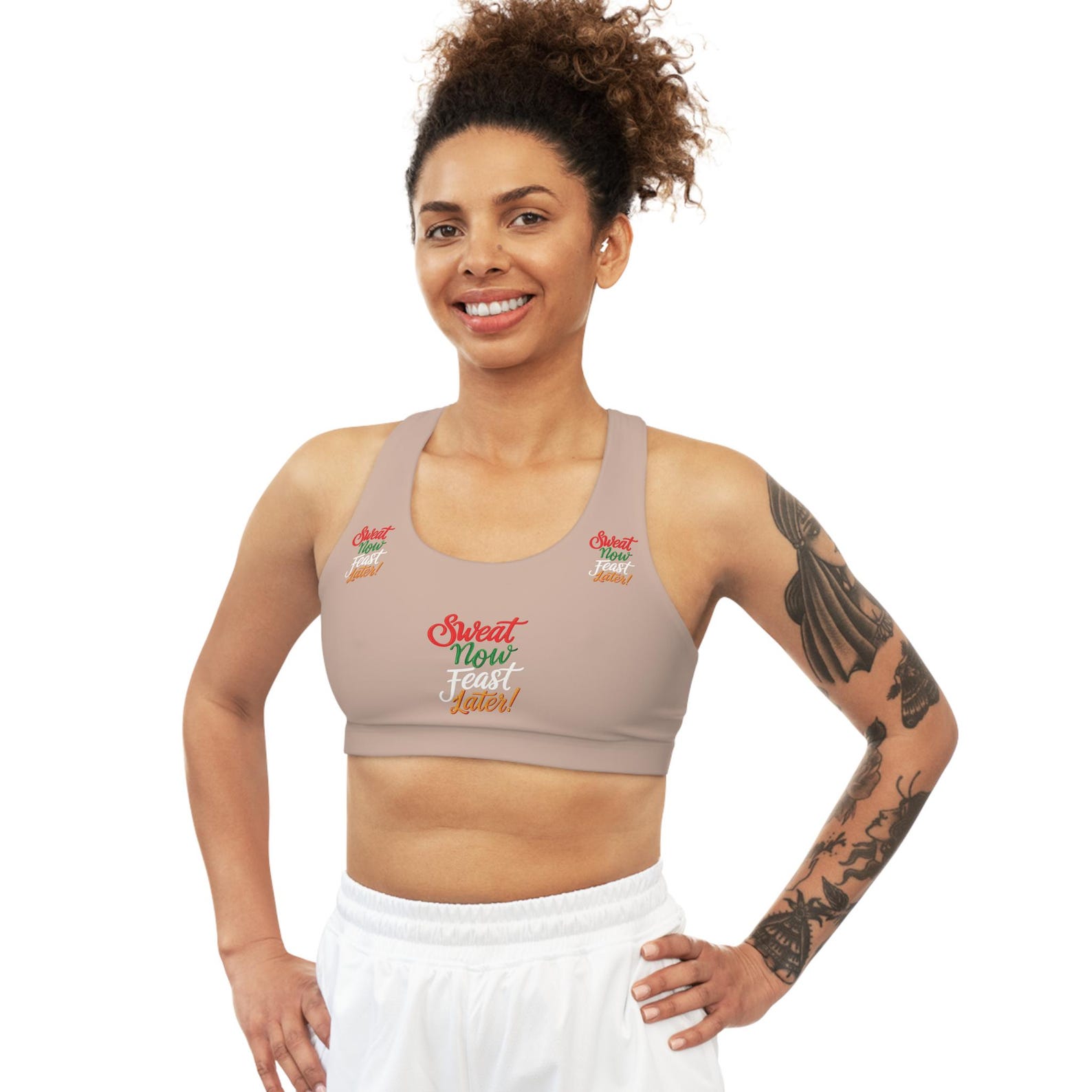 Sweat Now, Feast Later Seamless Sports Bra - Etsy