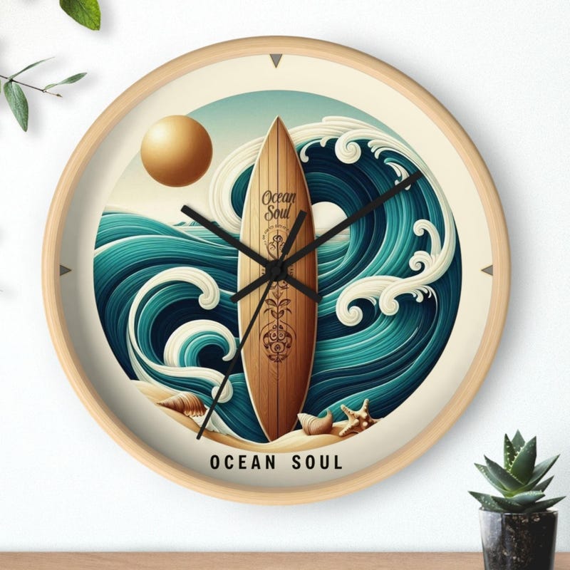 Art Deco Wall Clock - Etsy
