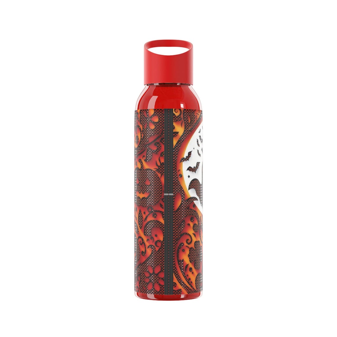 Spooky Night Ghosts & Bats Halloween Water Bottle 22oz 650ml Reusable ...