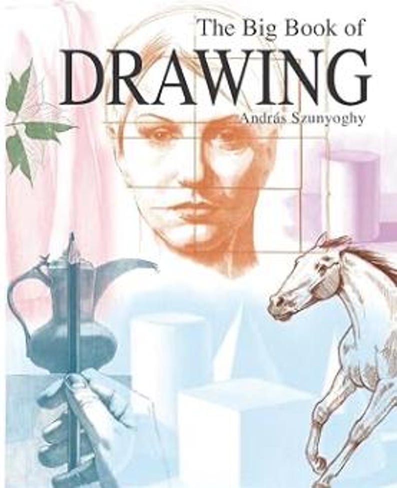 Vintage BIG Drawing Instruction Book – András Szunyoghy, Artistic ...