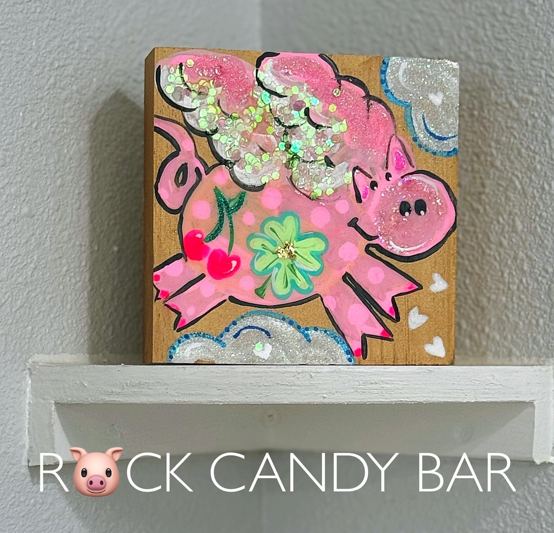 Flying Pig Desk Art Optimist When Pigs Fly Inspirational Resin Art ...