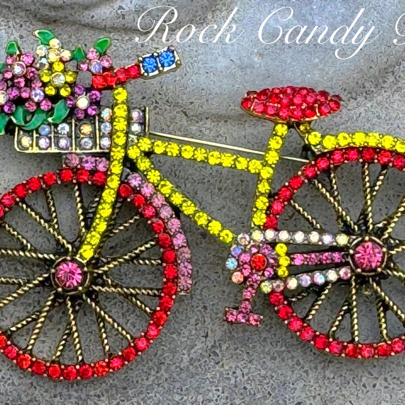 Bicycle Pin - Etsy
