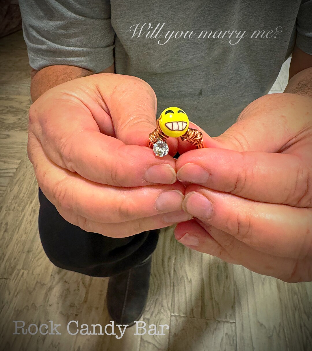 Personalized Fun Engagement Rings Temporary Engagement Ring, Travel ...