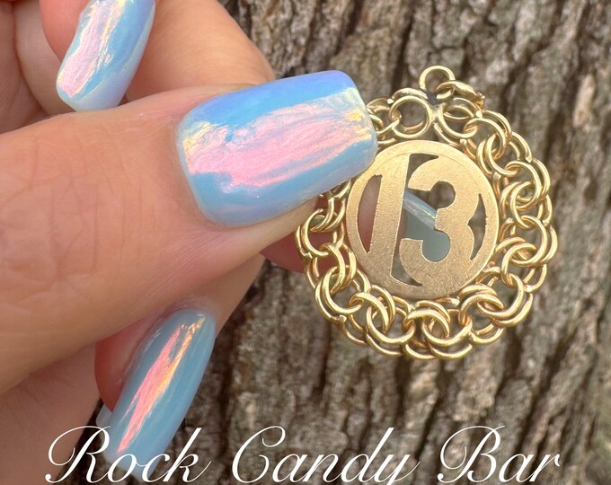 Number 13 Pedant No. 13 Pendant Gold 13 Pendant Lucky 13 Pendant ...