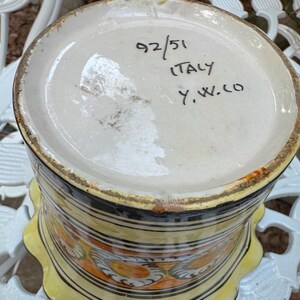 Vintage Italian Flower Pot Vintage Italian Planters Cute Italian Pot ...