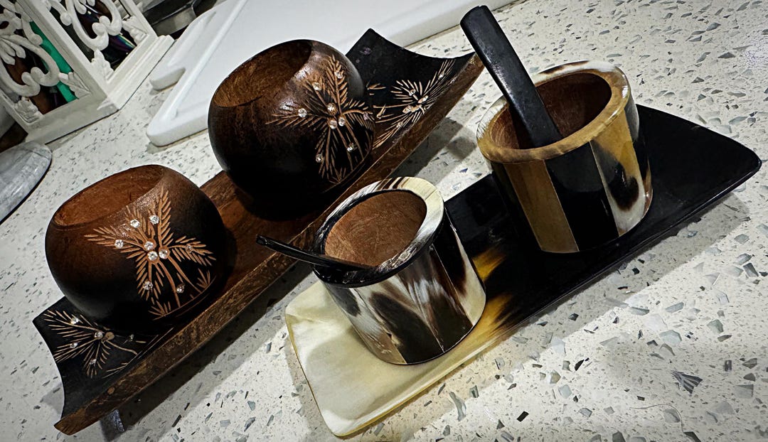 Vintage Salt Box Wood Salt Cellars Handmade Salt Cellars Salt & Pepper ...