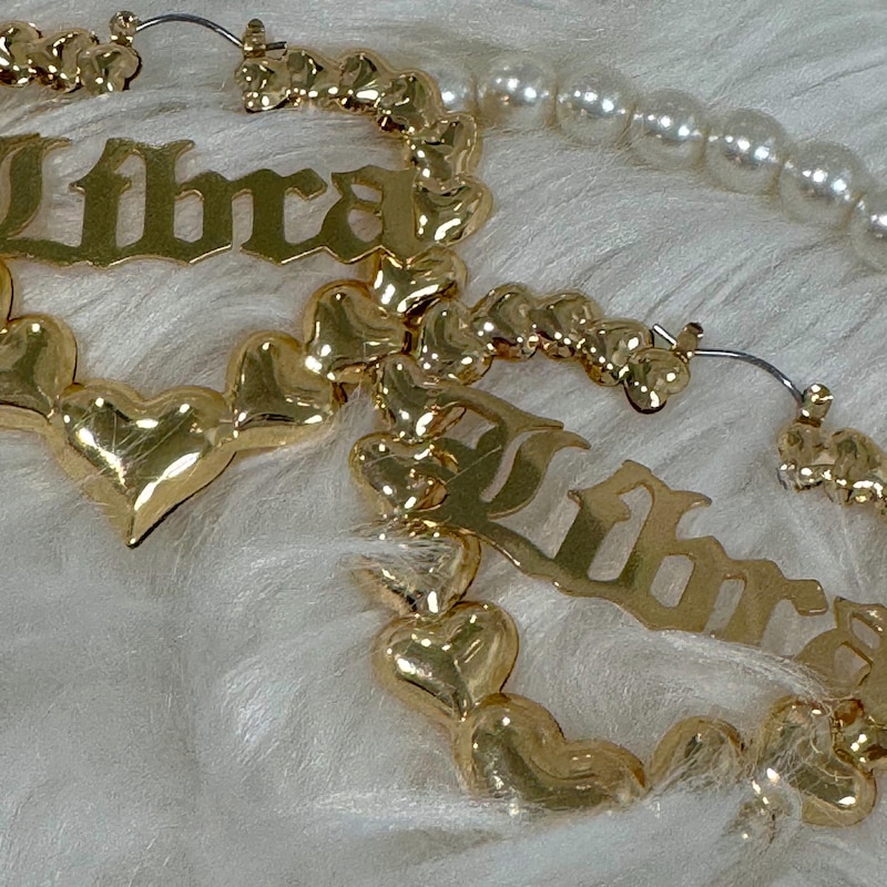 Libra Earrings - Etsy