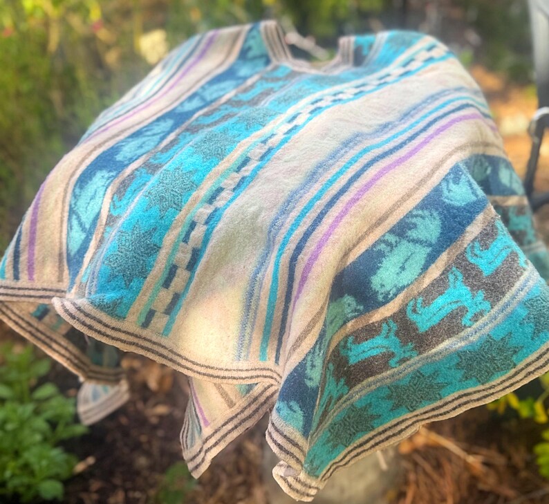 Rare 90s Patrizia Pepe Firenze Poncho | Vintage Italian Winter Layer ...