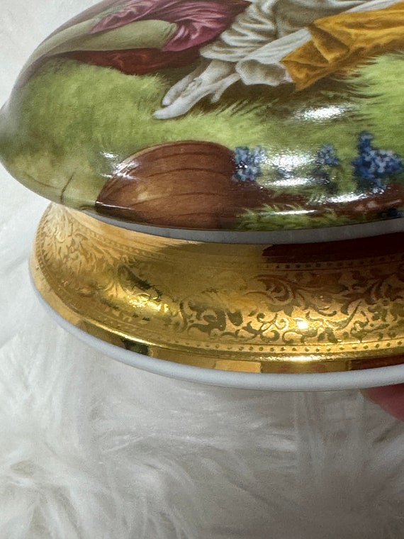 Vintage Limoges Trinket Box Limoges Jewelry Box Roman… - Gem