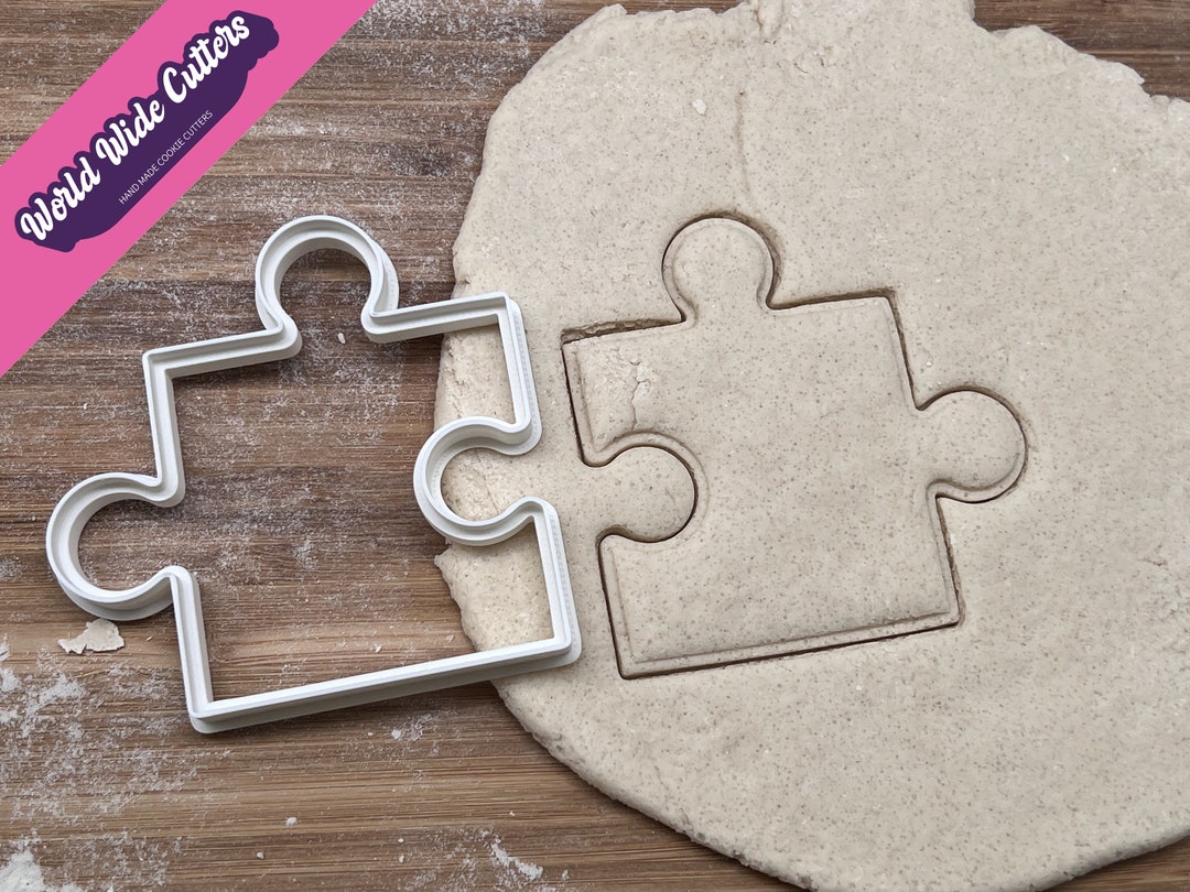 Cookie Cutter Puzzle Piece Combinations Cookie Cutters for Baking ...