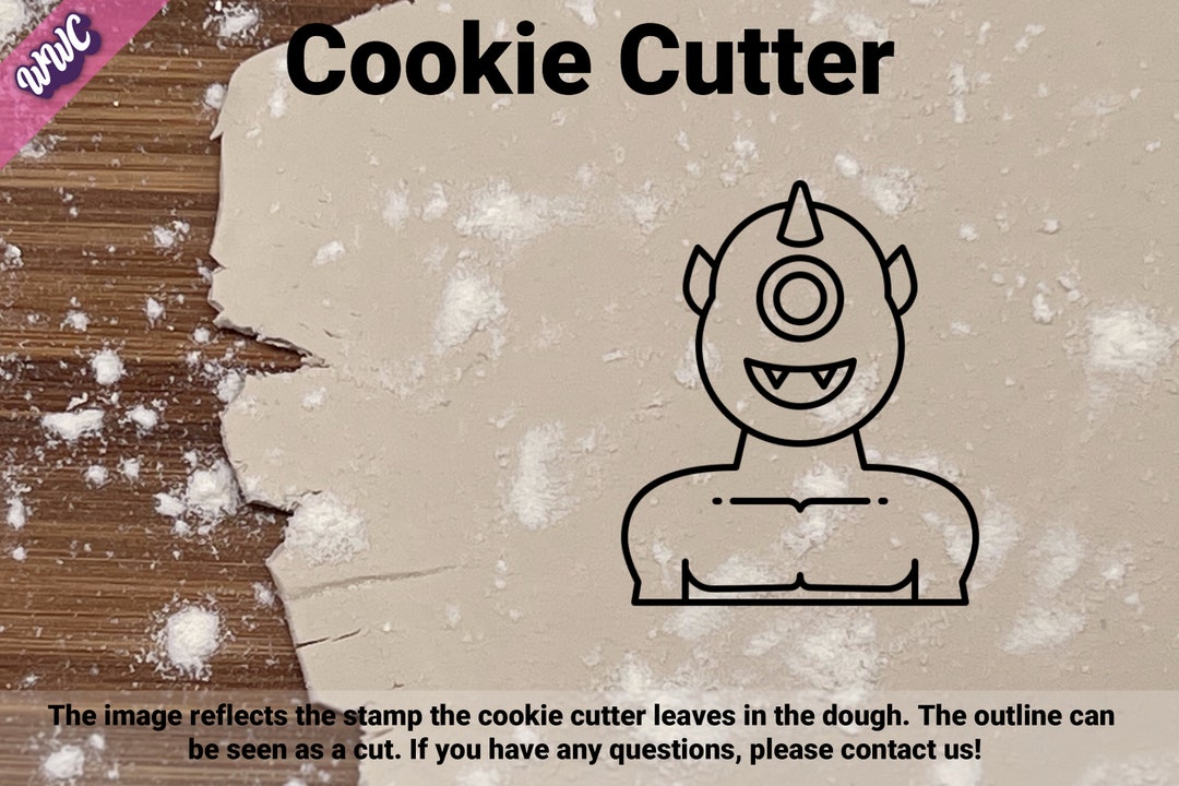 Cookie Cutter Cyclops Cookie Cutters for Fantasy Free Shipping - Etsy