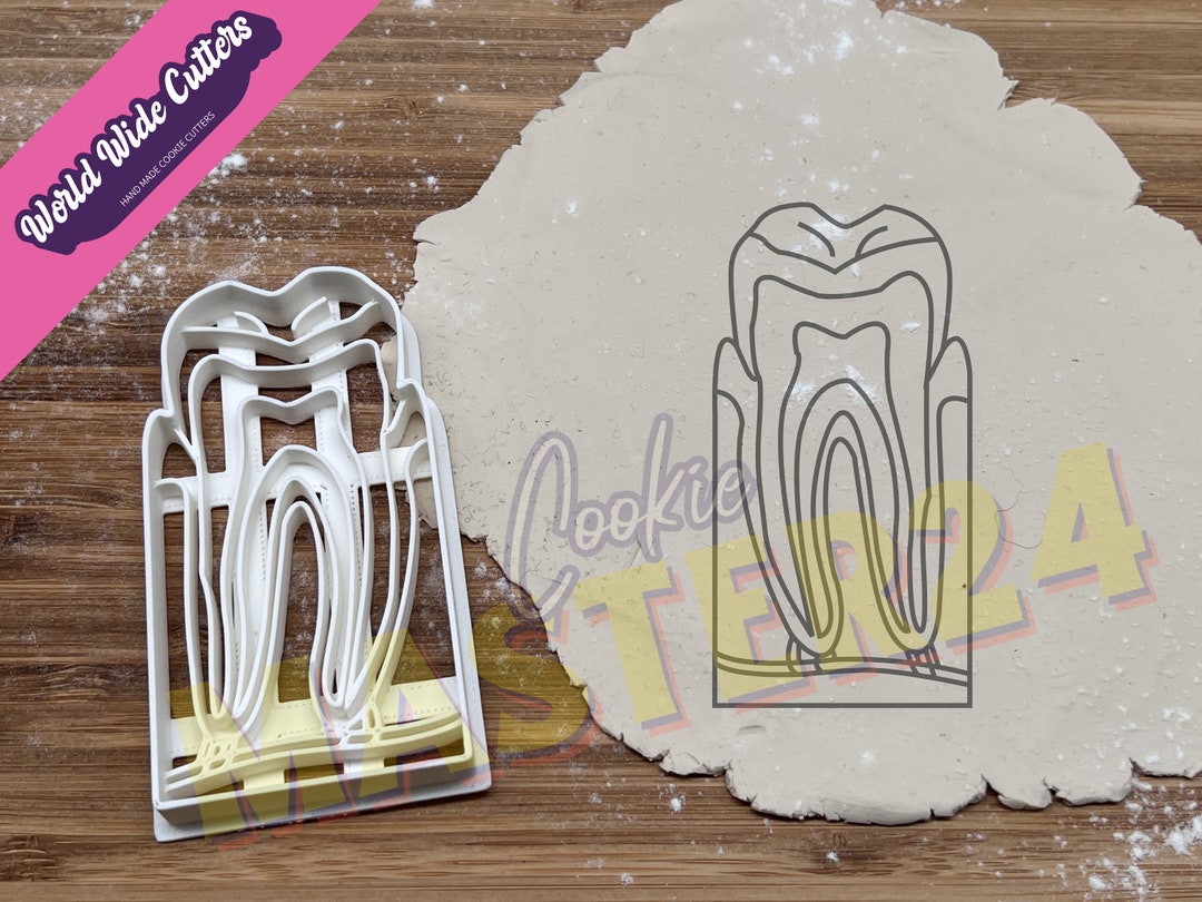 Cookie Cutter Anatomical Tooth Denture Dentist Cookie Cutters for ...