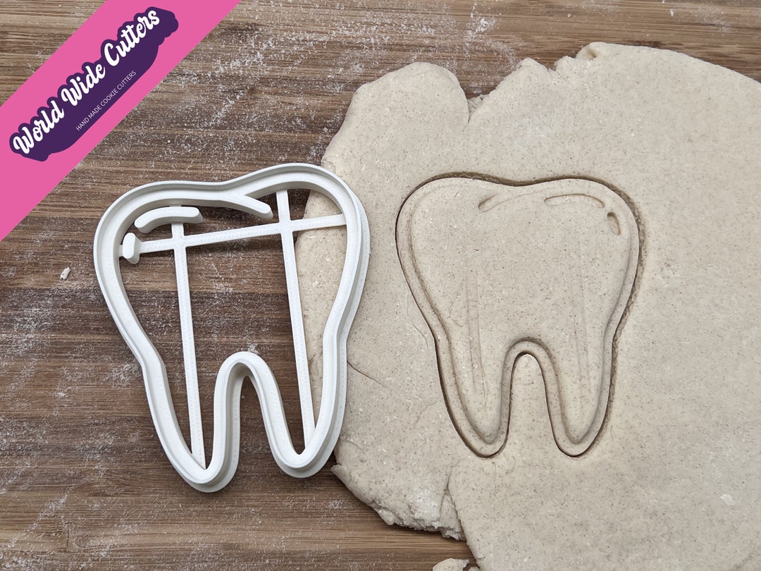 Cookie Cutter Tooth Healthy Teeth Dentist Cookie Cutters Free Shipping ...
