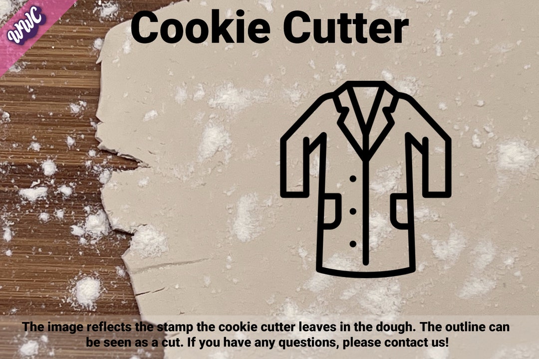 Lab Coat Cookie Cutters Science Cookie Cutters Free Shipping - Etsy