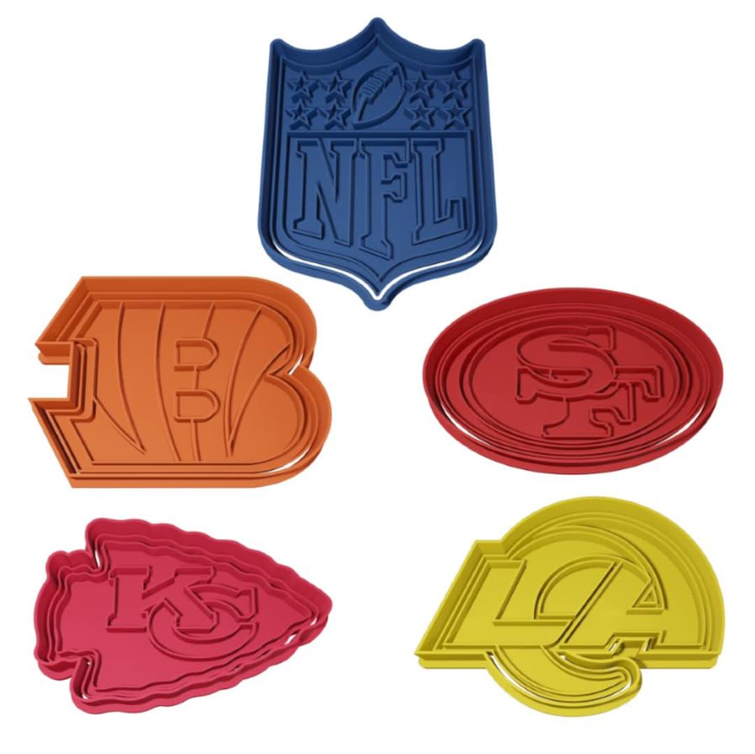 NFL - Play Offs - Football Collection Set - Cookie Cutter - Fondant ...