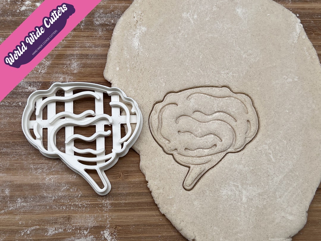 Cookie Cutter Brain Brain Brain Cookie Cutters Free Shipping - Etsy