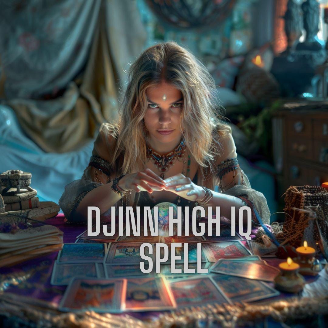 Djinns of Light High I.Q Spell , Boost I.Q Spell , Third Eye and Brain Activation , Djinn Wisdom ...