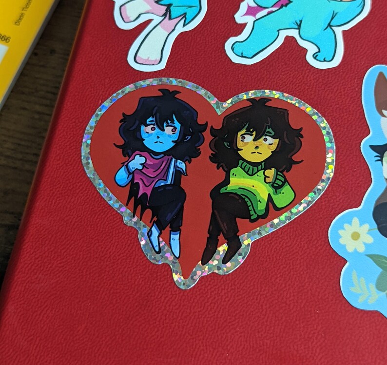 Deltarune Kris Sticker - Etsy