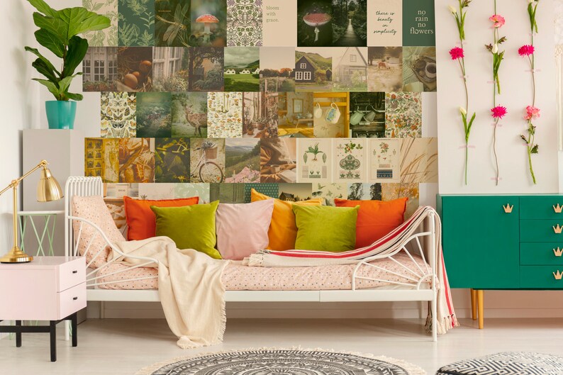 Cottage Core Wall Collage Kit 100 Pack - Etsy