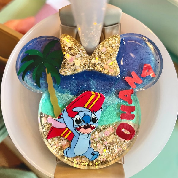 Disneyland Stanley Straw Topper - Etsy