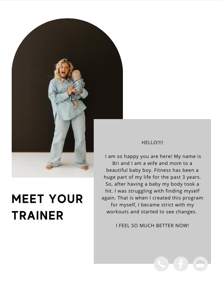 8 WEEK FITNESS GUIDE - Etsy