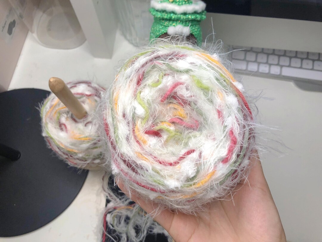 Multi Color Yarn, DIY Art Craft Yarn, Roving Yarns, Thick Art Fibers ...