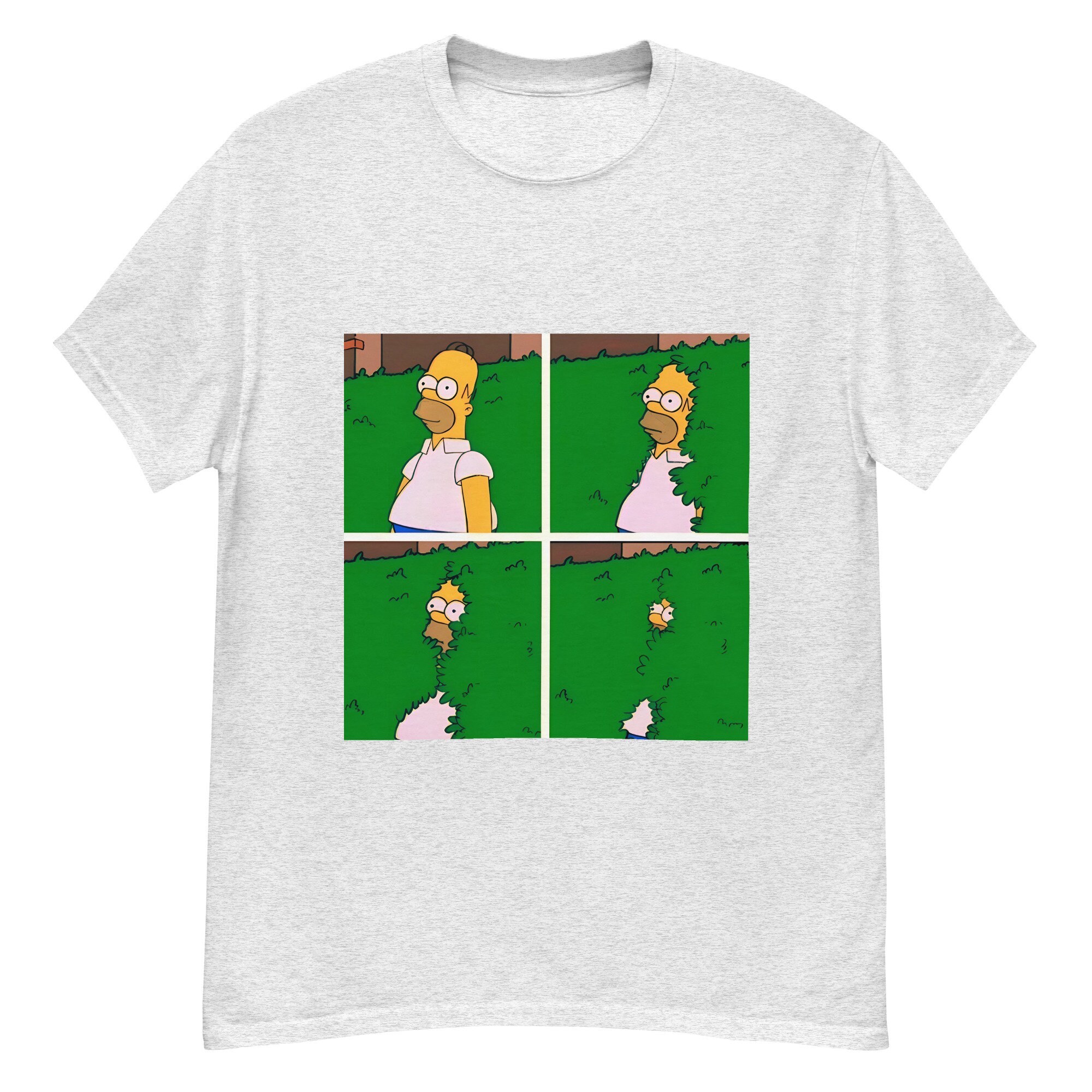 Homer Simpson Disappearing in the Bushes. Funny Meme Gift Custom ...