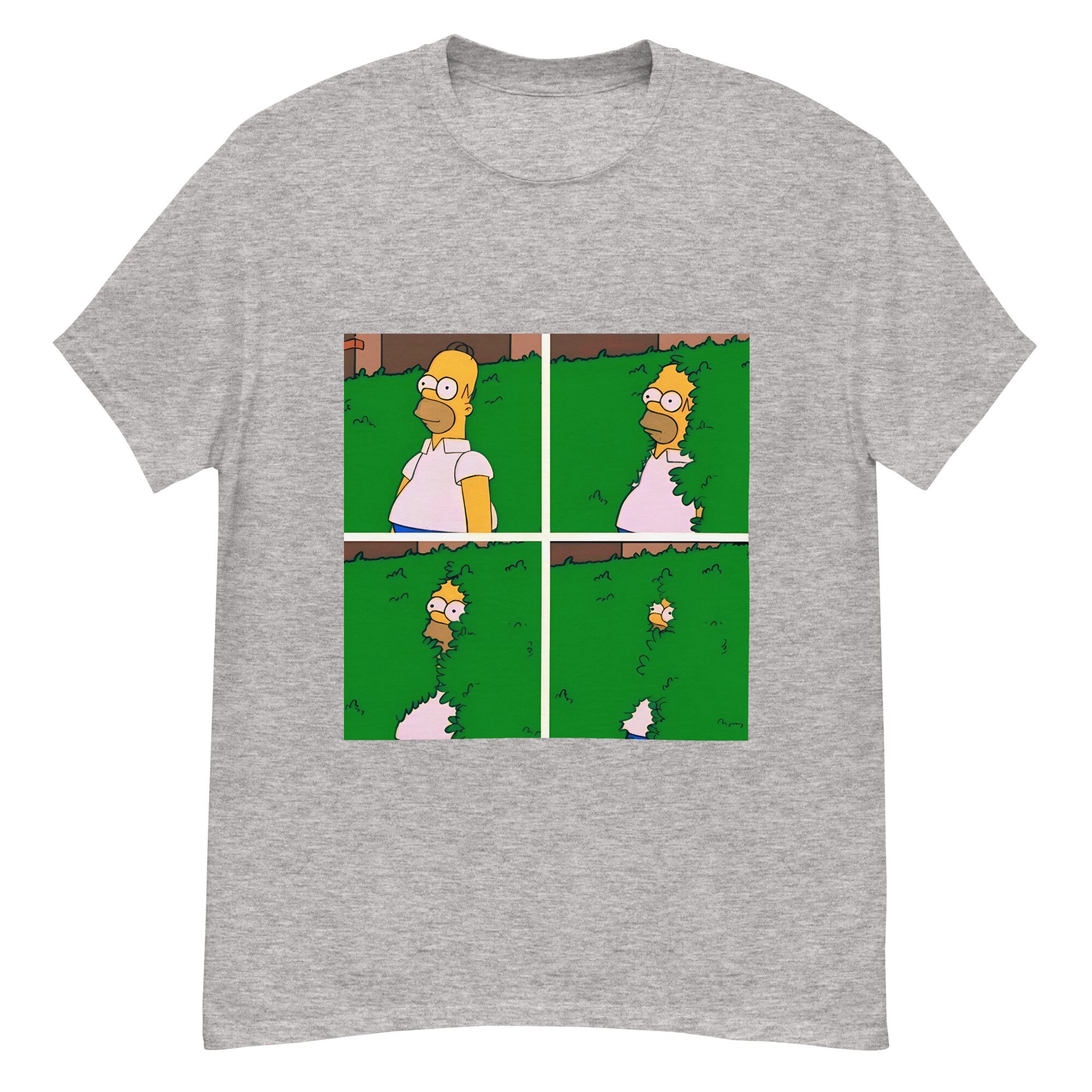 Homer Simpson Disappearing in the Bushes. Funny Meme Gift Custom ...