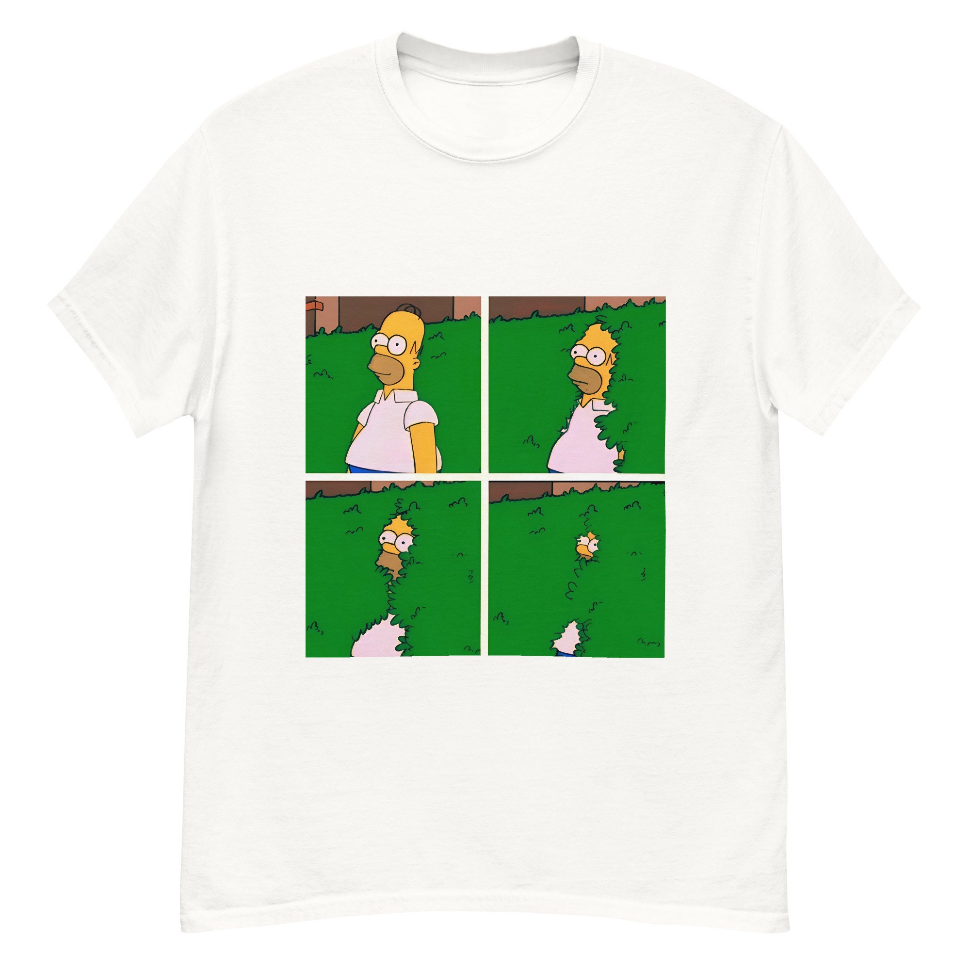 Homer Simpson Disappearing in the Bushes. Funny Meme Gift Custom ...